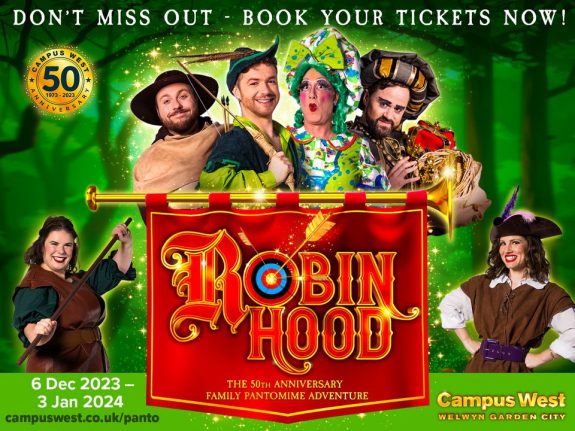 Robin Hood - Campus West - Pantomime! magazine